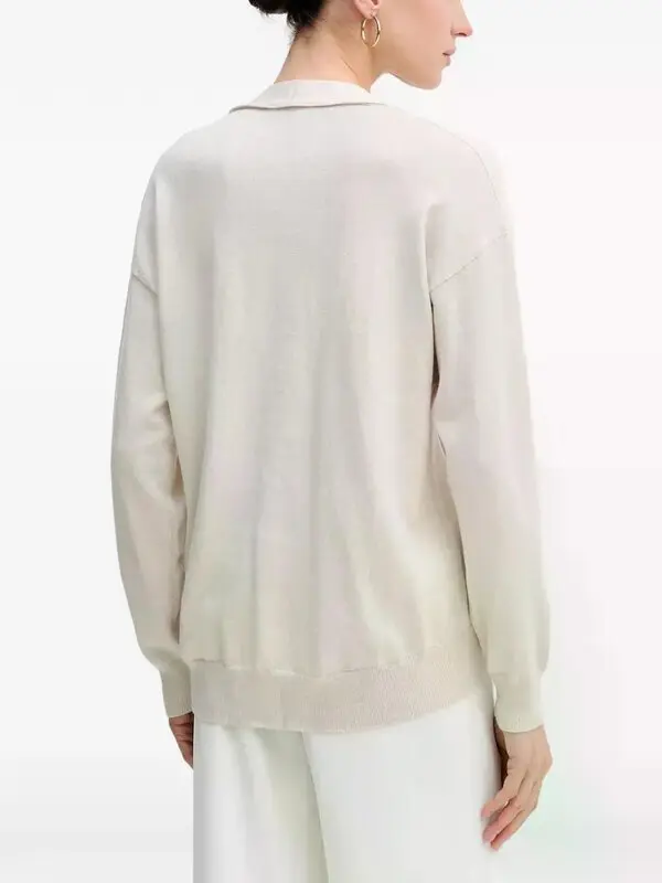 Sisley Button-up Cardigan - Neutrals