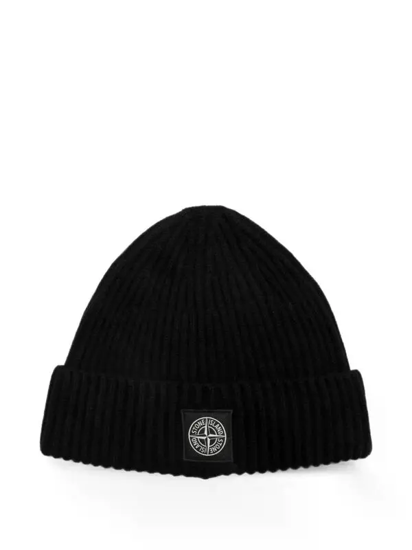 Stone Island N100002 Full-rib Rws-wool Beanie