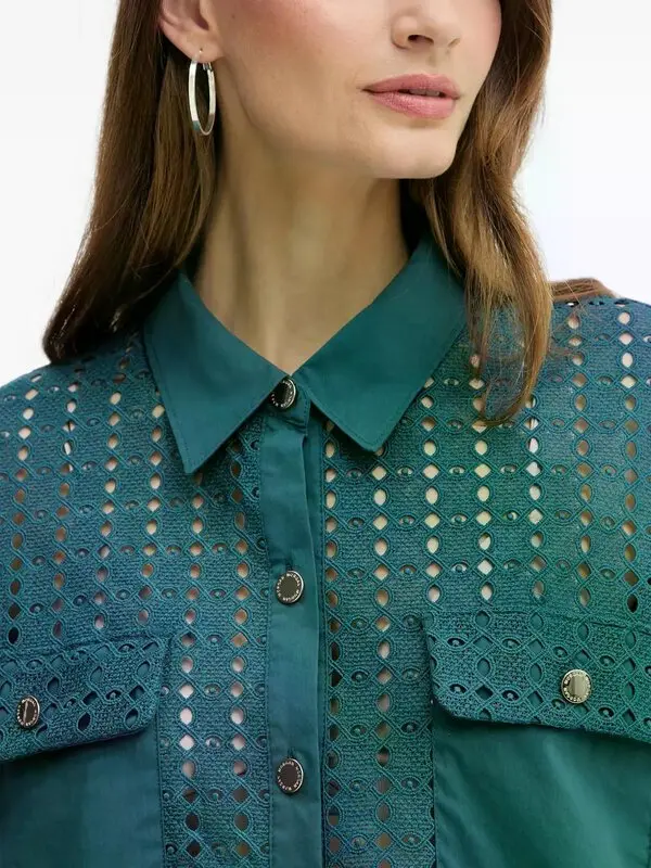 MORGAN Broderie-anglaise Short-sleeved Shirt