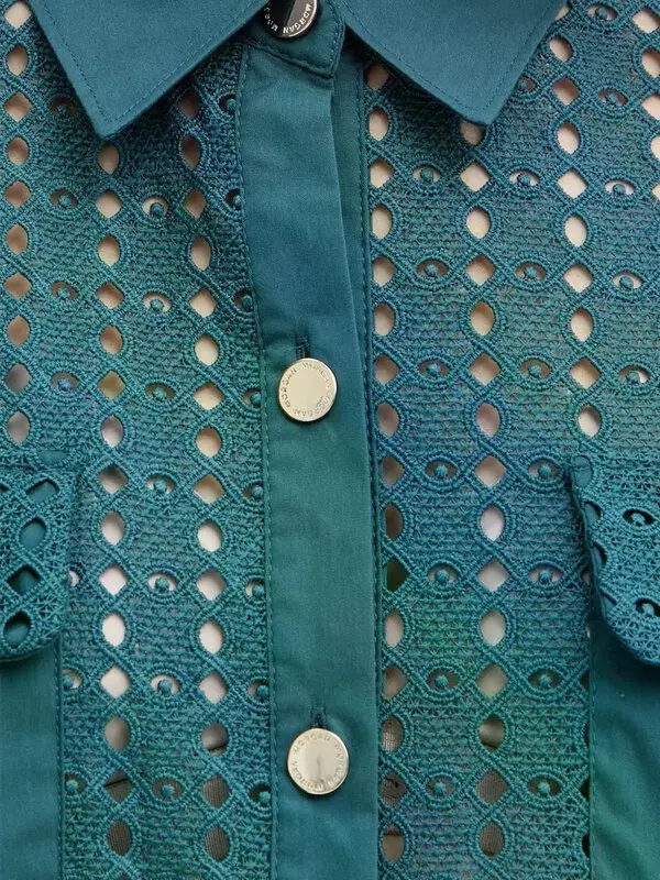 MORGAN Broderie-anglaise Short-sleeved Shirt