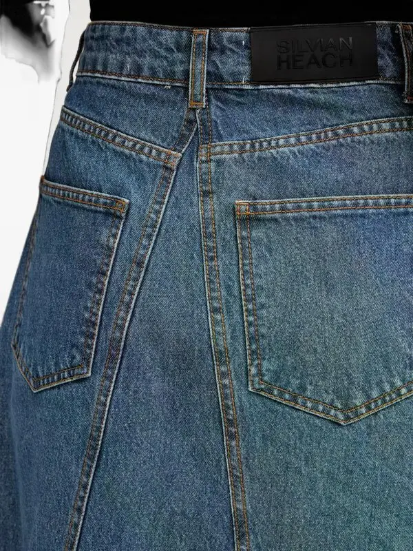 SILVIAN HEACH Kebe Denim Skirt