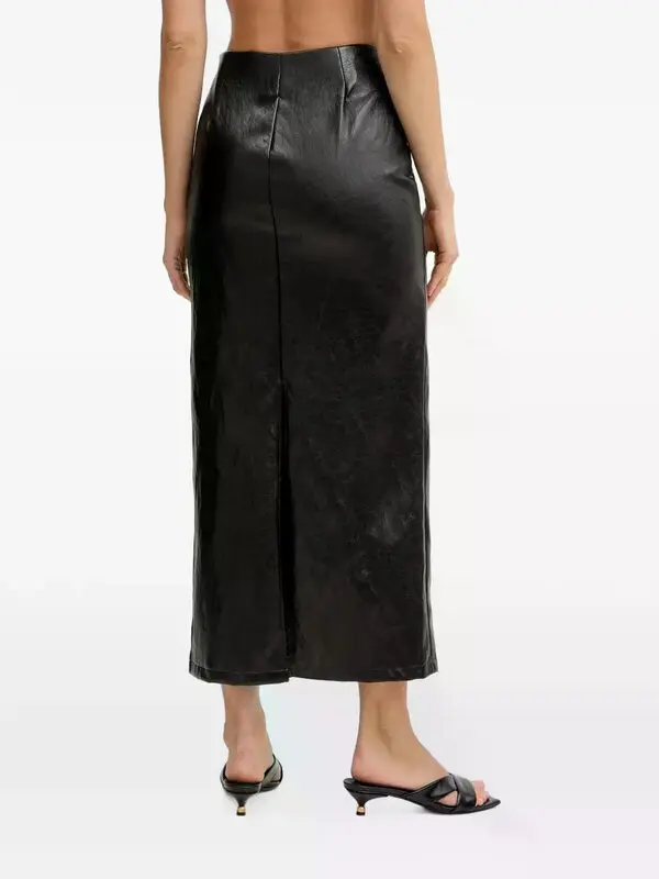 HAVEONE Rear-slit Skirt