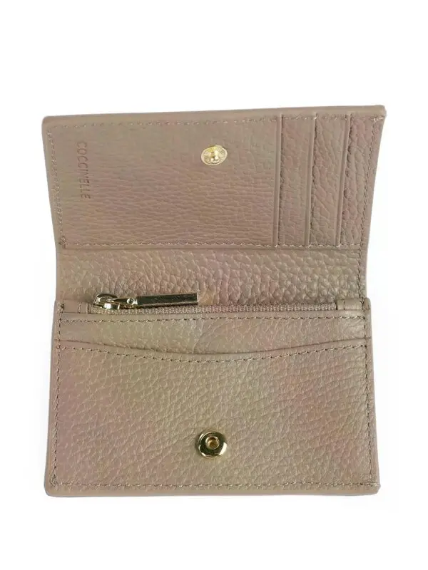 COCCINELLE Pebbled Logo-lettering Wallet