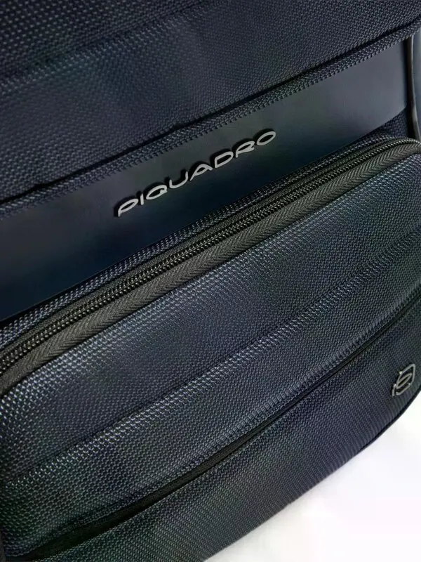 PIQUADRO Quilted-panel Roll-top Backpack