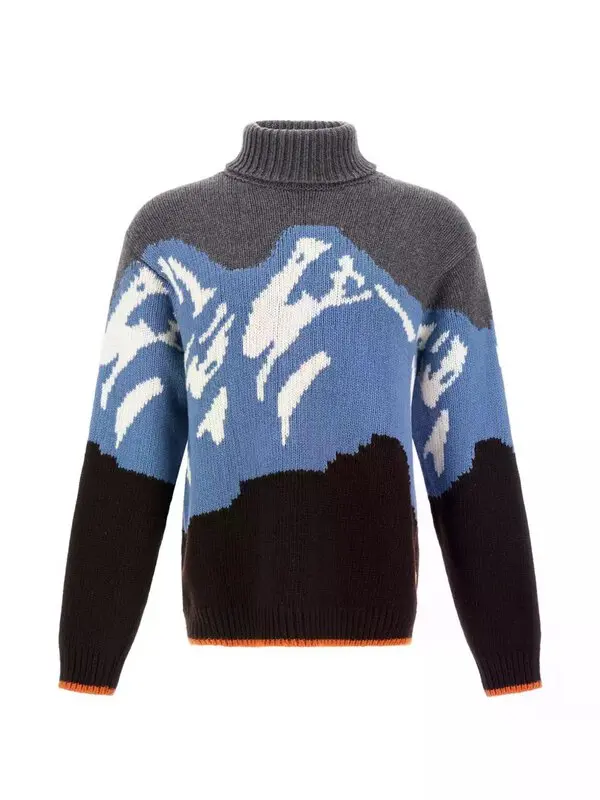 Herno Mountain Jacquard-motif Sweater