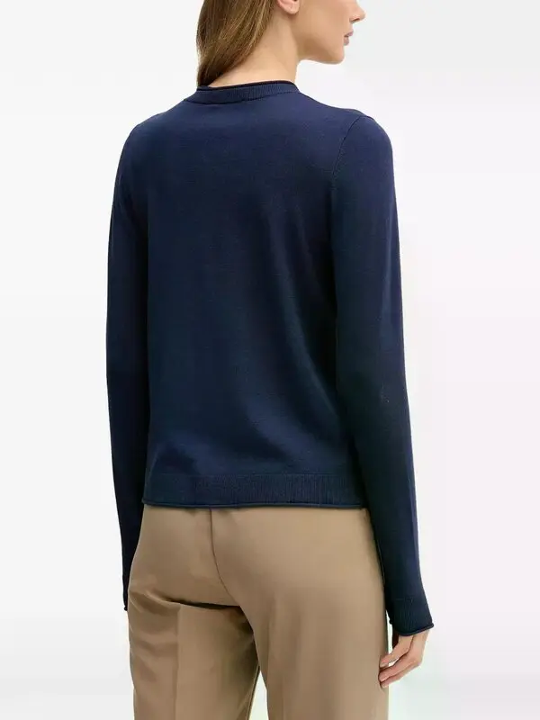 Sisley Crew-neck Cardigan
