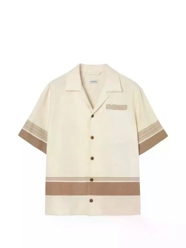 Burberry Oversized Fit Linen Shirt