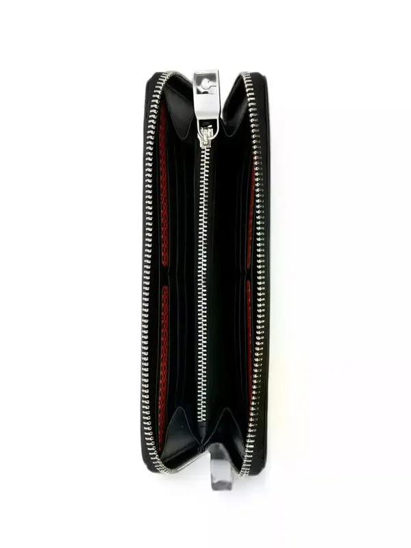 GHERARDINI Logo-pattern Zip-around Wallet - Neutrals