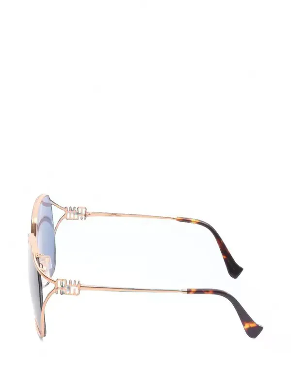 Miu Miu 2010s Geometric-frame Sunglasses