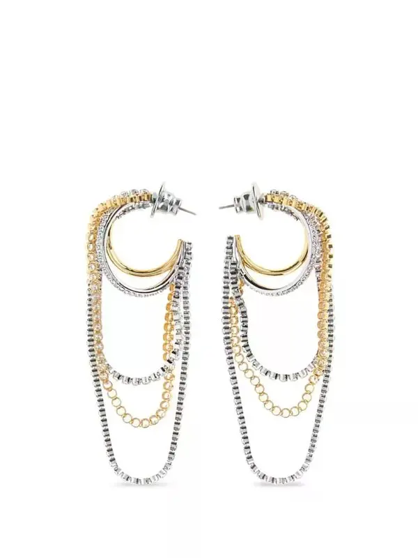 SWAROVSKI Hyperbola Crystal-embellished Earrings - Silver