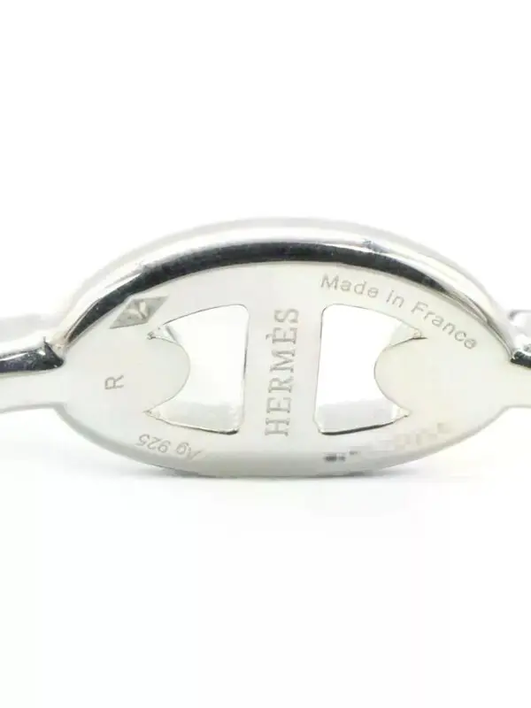 Hermès 2010s Gm Chaîne D'ancre Hoop Earrings