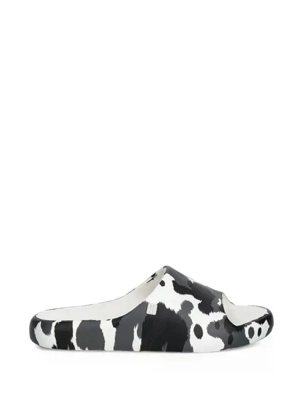 Melissa Free Cow-print Slides