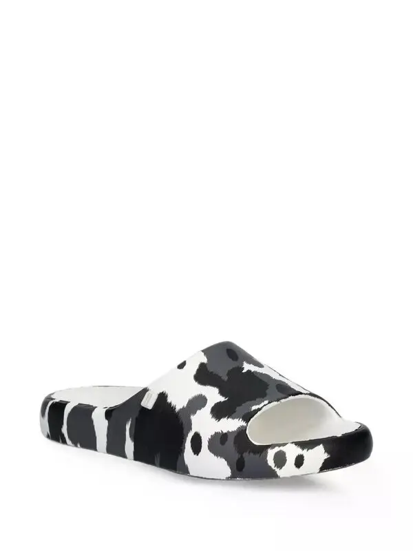 Melissa Free Cow-print Slides