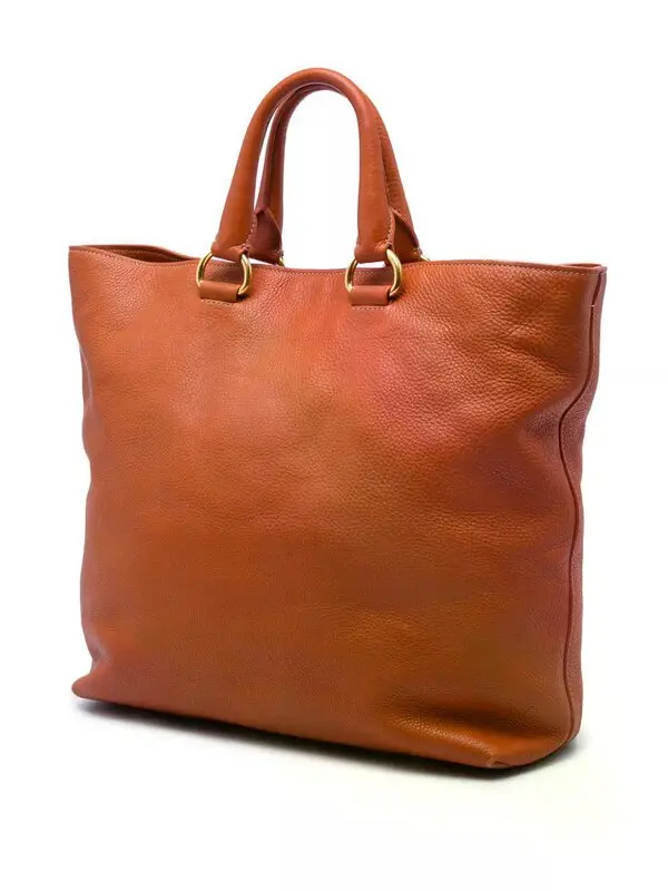 Prada 2010-2026 Vitello Daino Open Convertible Tote Satchel