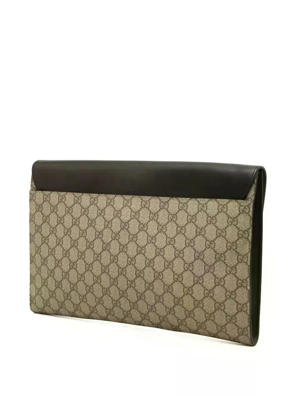 Gucci 2000-2015 Gg Supreme Envelope Clutch Bag