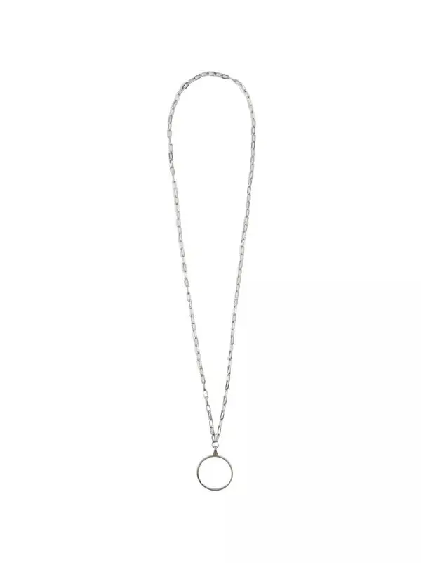 Liviana Conti Zaira Circular-pendant Cable-link Necklace - Silver