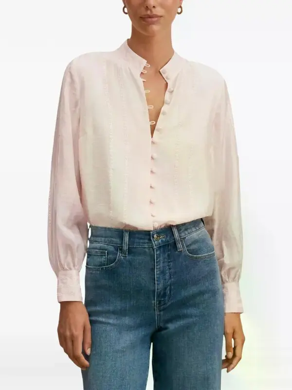 EVER NEW Astra Lace-trim Blouse