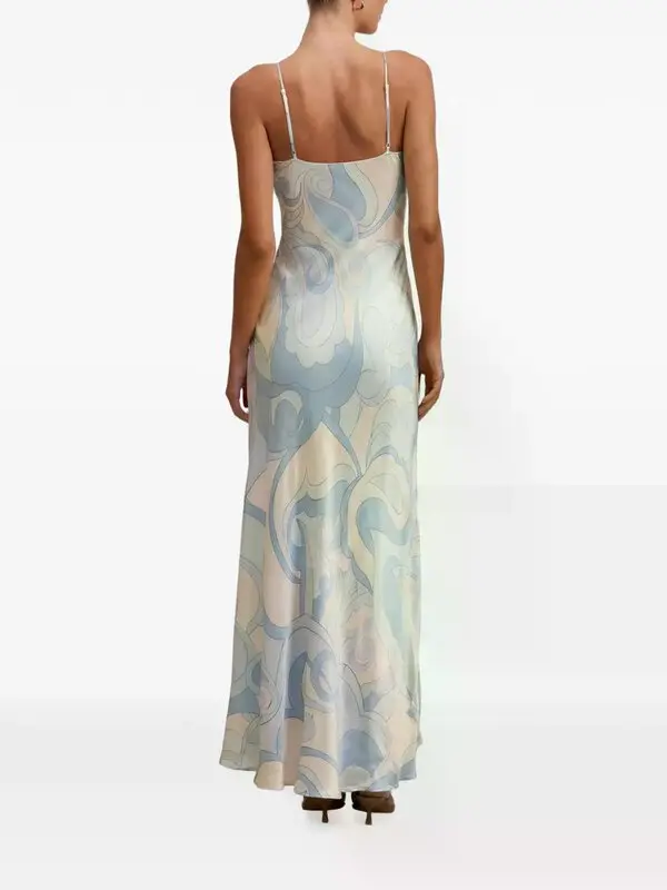 EVER NEW Tyler Cowl-neck Satin Maxi Dress