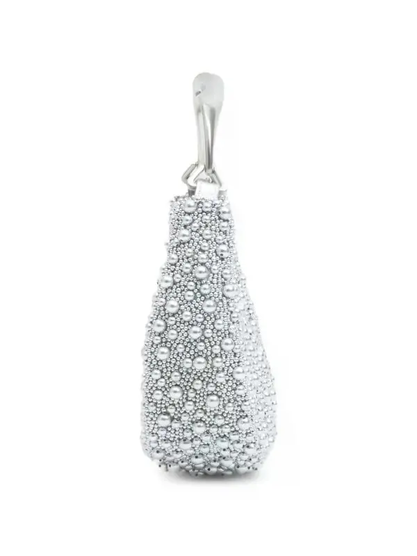 Simkhai Small Evelyn Beaded Crescent Tote Bag