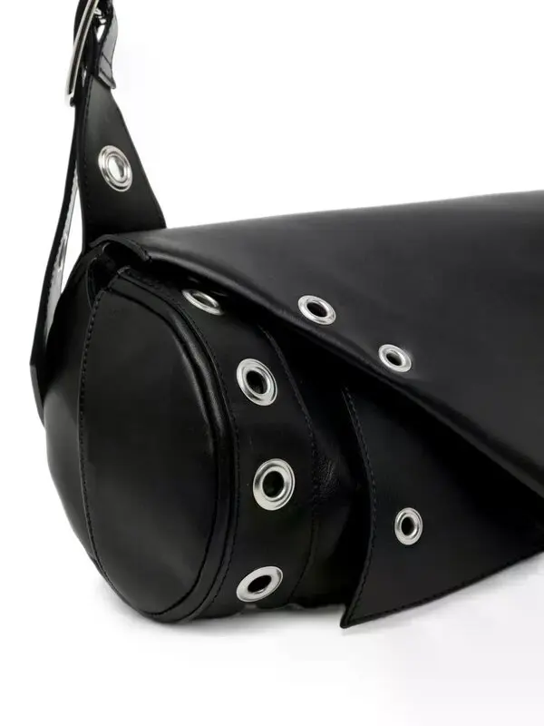 LIMI FEU Eyelet-embellished Cylinder Shoulder Bag