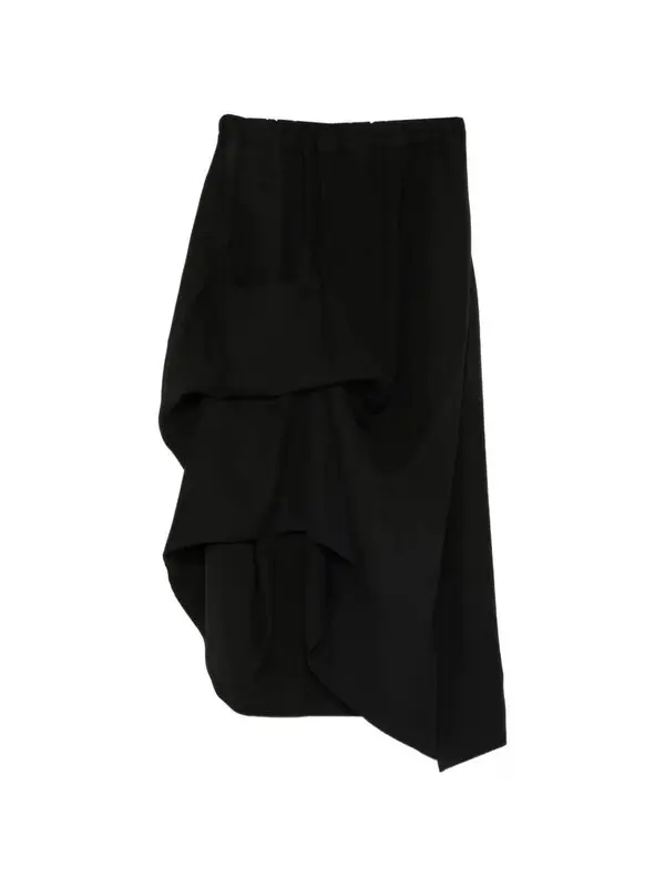 LIMI FEU Double-satin Irregular Hem Skirt