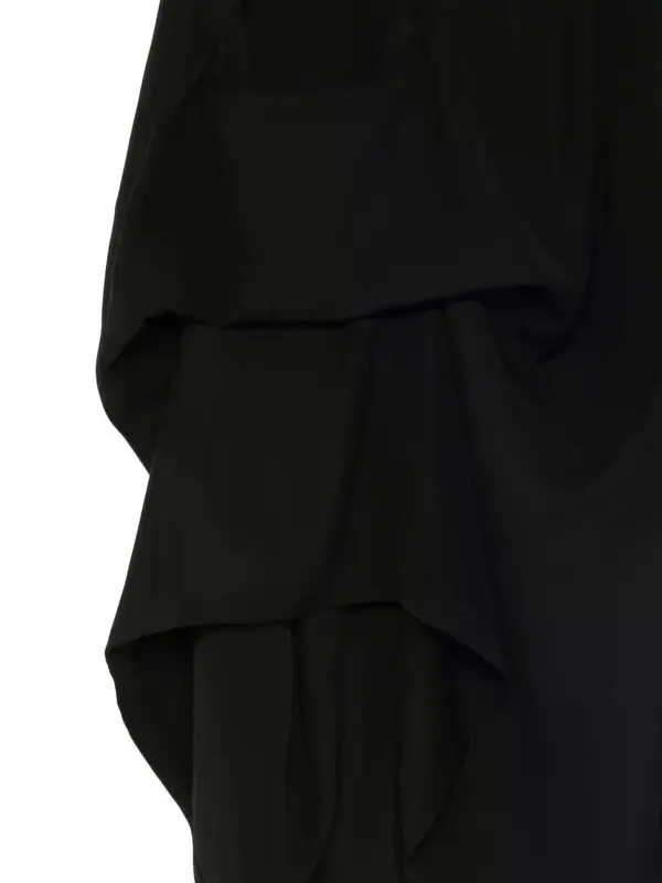 LIMI FEU Double-satin Irregular Hem Skirt