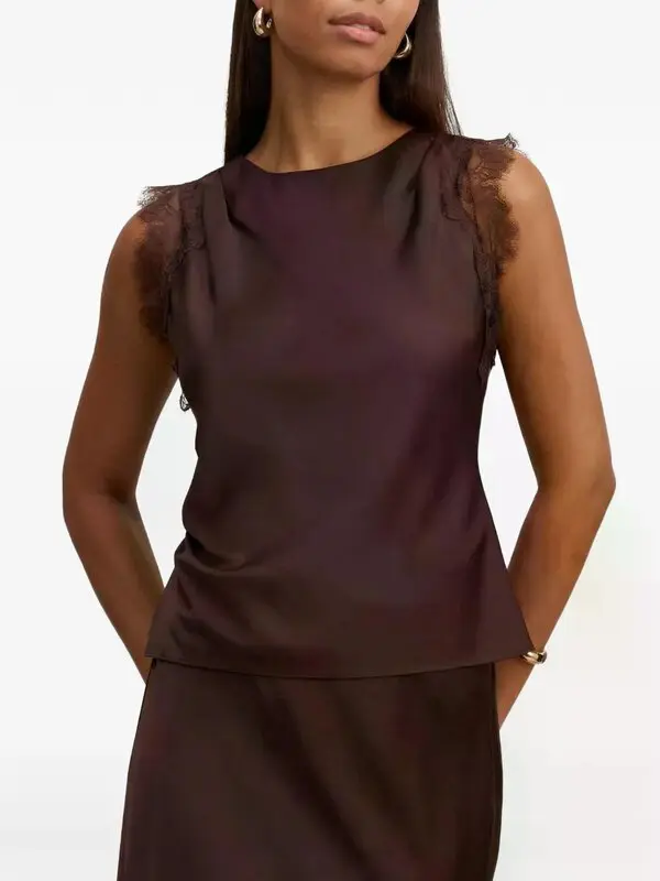EVER NEW Enola Lace-trim Top