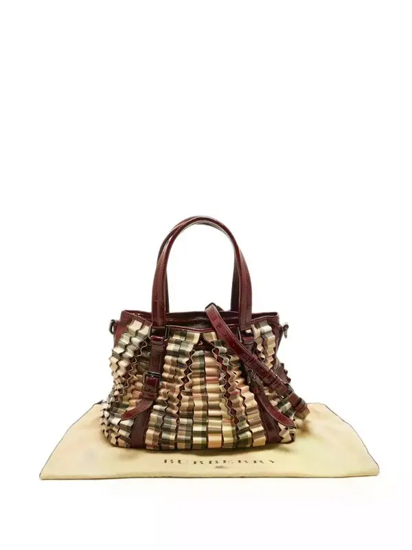 Burberry Lowry Ruffled Tote Bag