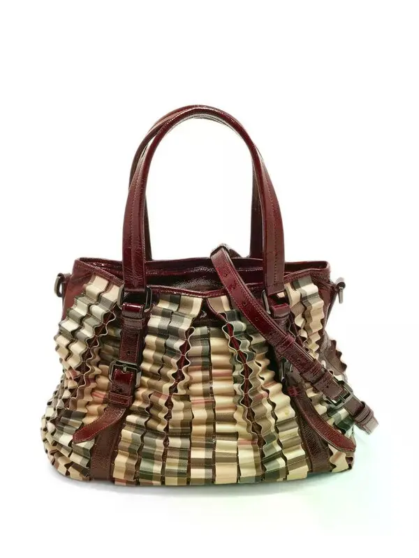 Burberry Lowry Ruffled Tote Bag
