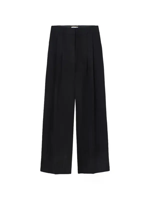 PSOPHIA Pleated Wide-leg Trousers