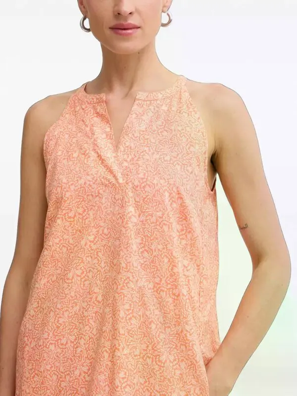 Marc O'polo Butterfly-print Sleeveless Shift Mini Dress
