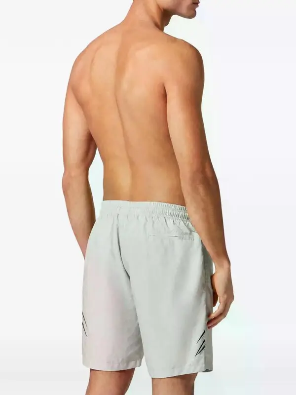 PLEIN SPORT Logo-print Ripstop Swimming Shorts