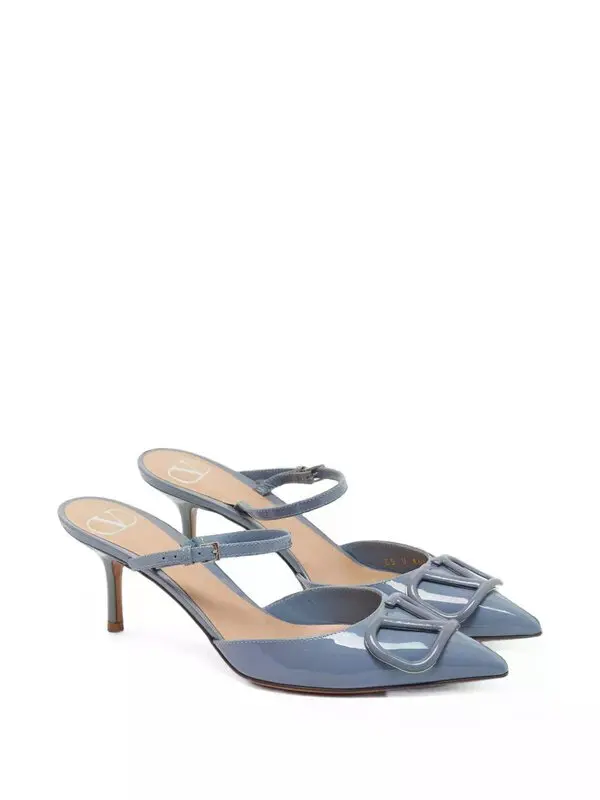 Valentino Garavani Vlogo Patent Leather Pumps