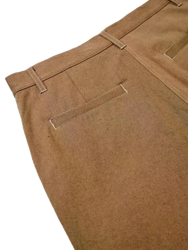 PSOPHIA Contrast-stitch High-waisted Trousers