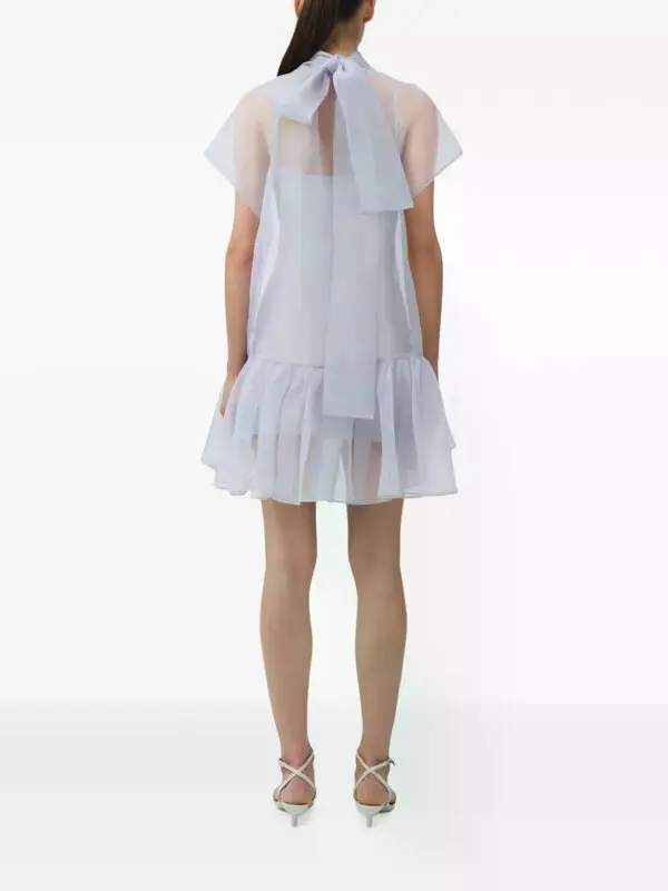 Simkhai Beaux Tiered Organza Mini Dress