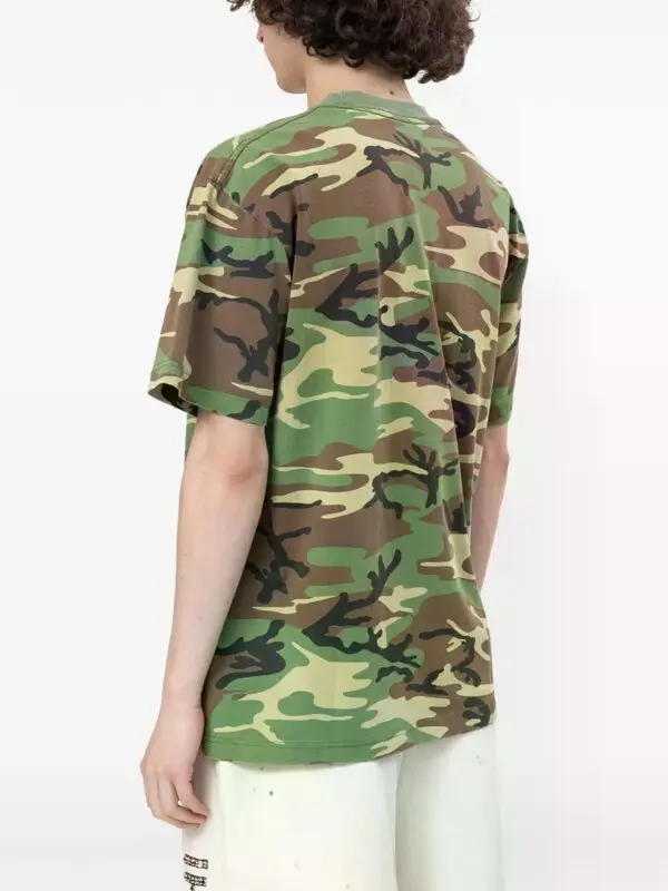 PARADISE NYC Beaglize Graphic-print Camouflage T-shirt