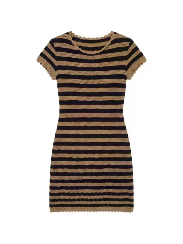 REFORMATION Pip Striped Mini Dress