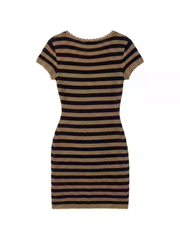 REFORMATION Pip Striped Mini Dress