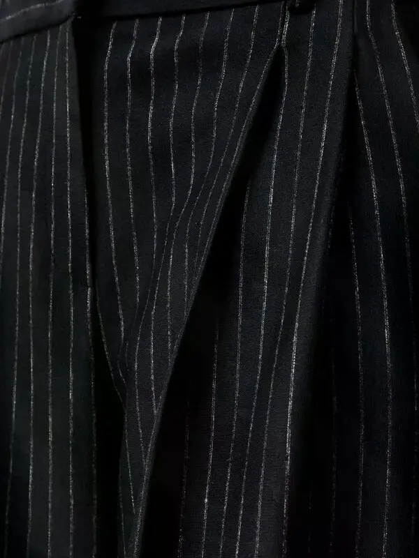 Luisa Spagnoli Pinstripe-pattern Pleated Tailored Trousers