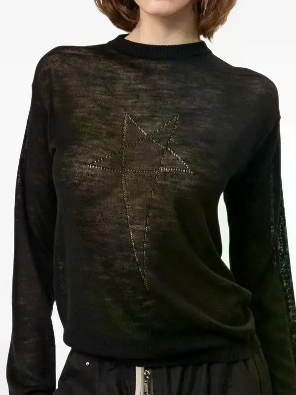 Rick Owens Penta Sheer Sweater