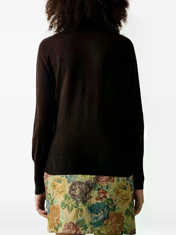 Luisa Spagnoli Logo-plaque Roll-neck Sweater