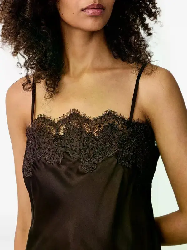Luisa Spagnoli Lezioni Lace-trim Camisole Blouse