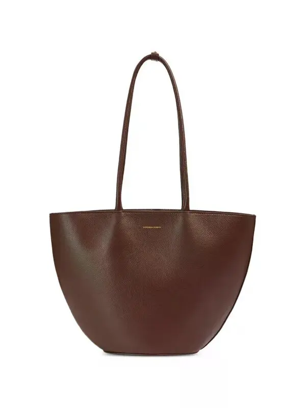 Liviana Conti Amelie Grained-leather Tote Bag - Brown