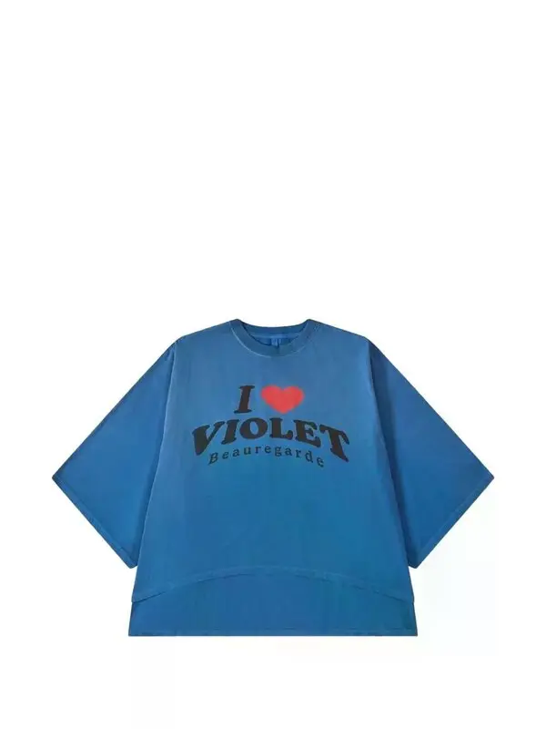 DOUBLET Slogan-print Layered T-shirt
