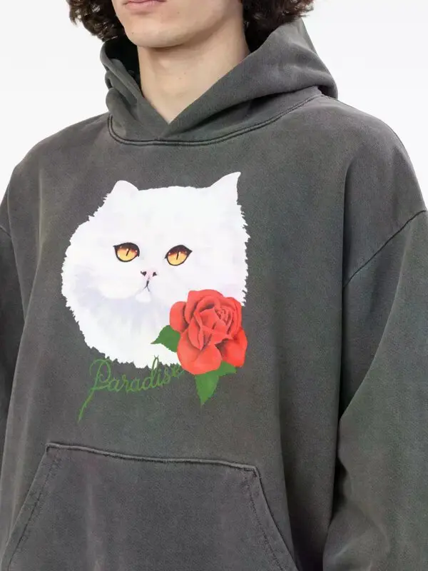 PARADISE NYC Purradise Graphic-print Hoodie