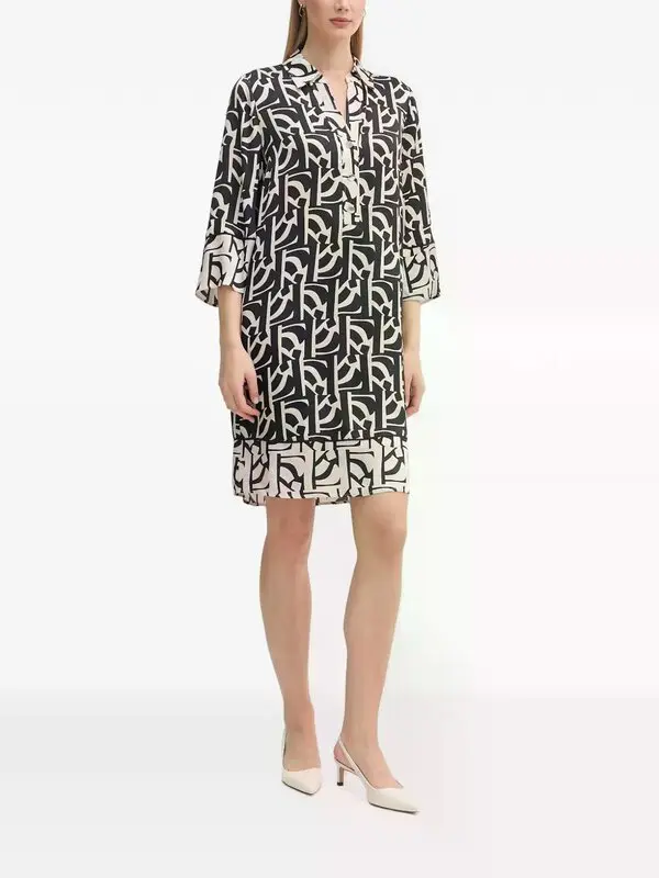 MARC AUREL Monogram-print Mini Dress