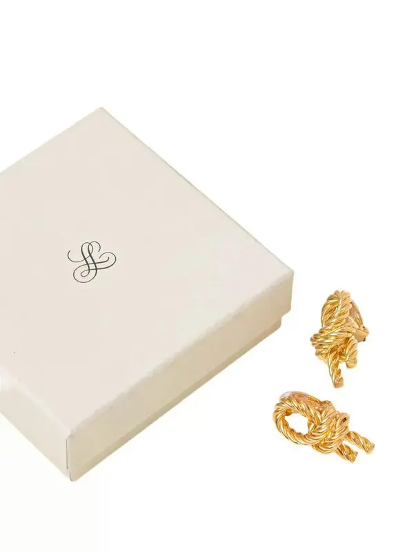 Luisa Spagnoli Nasso Twisted Knot Earrings