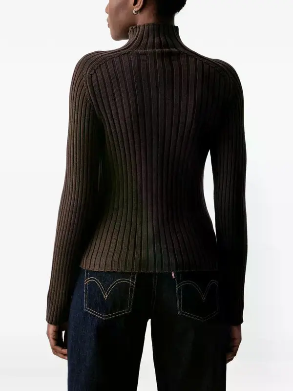 Marc O'polo Ribbed-knit High-neck Sweater