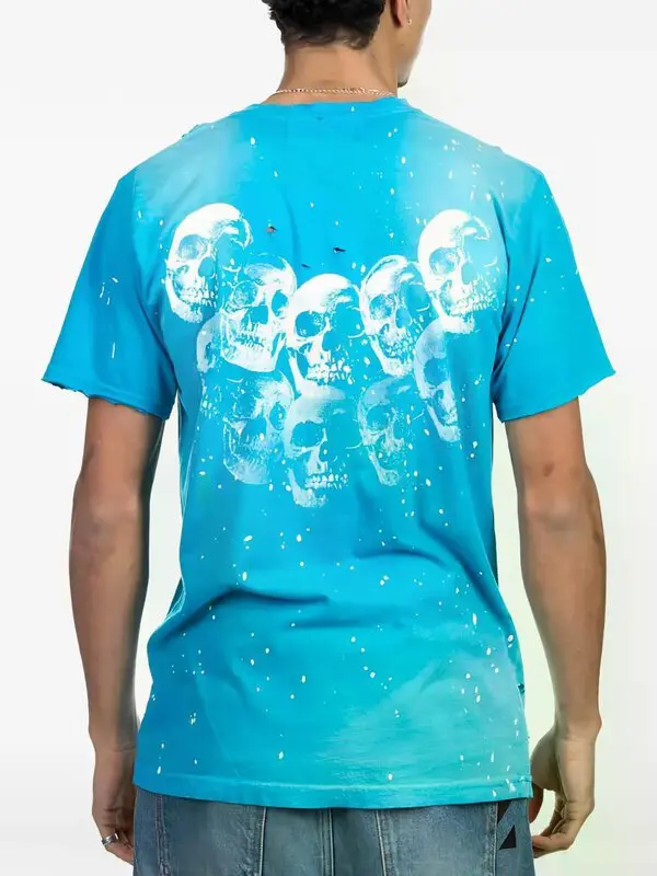 DOMREBEL Amigos Paint-splatter T-shirt