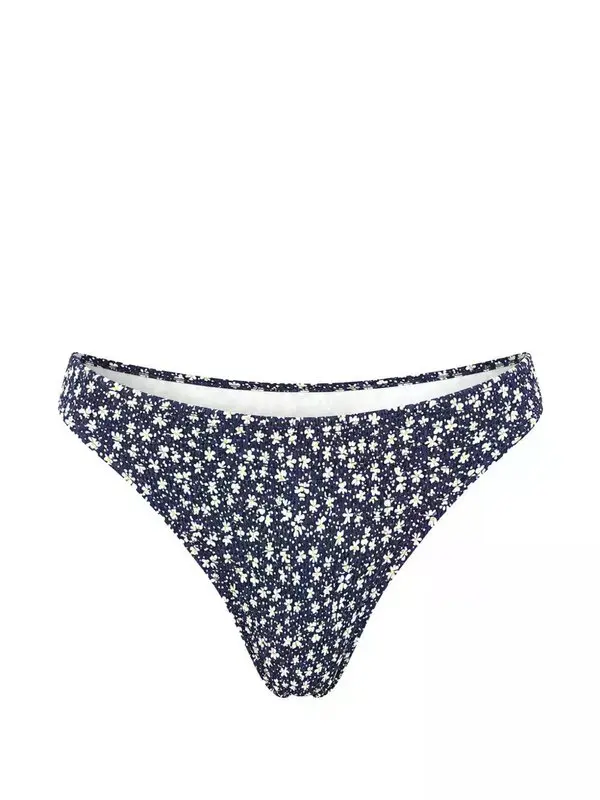 Polo Ralph Lauren Floral-print Smocked Bikini Bottom